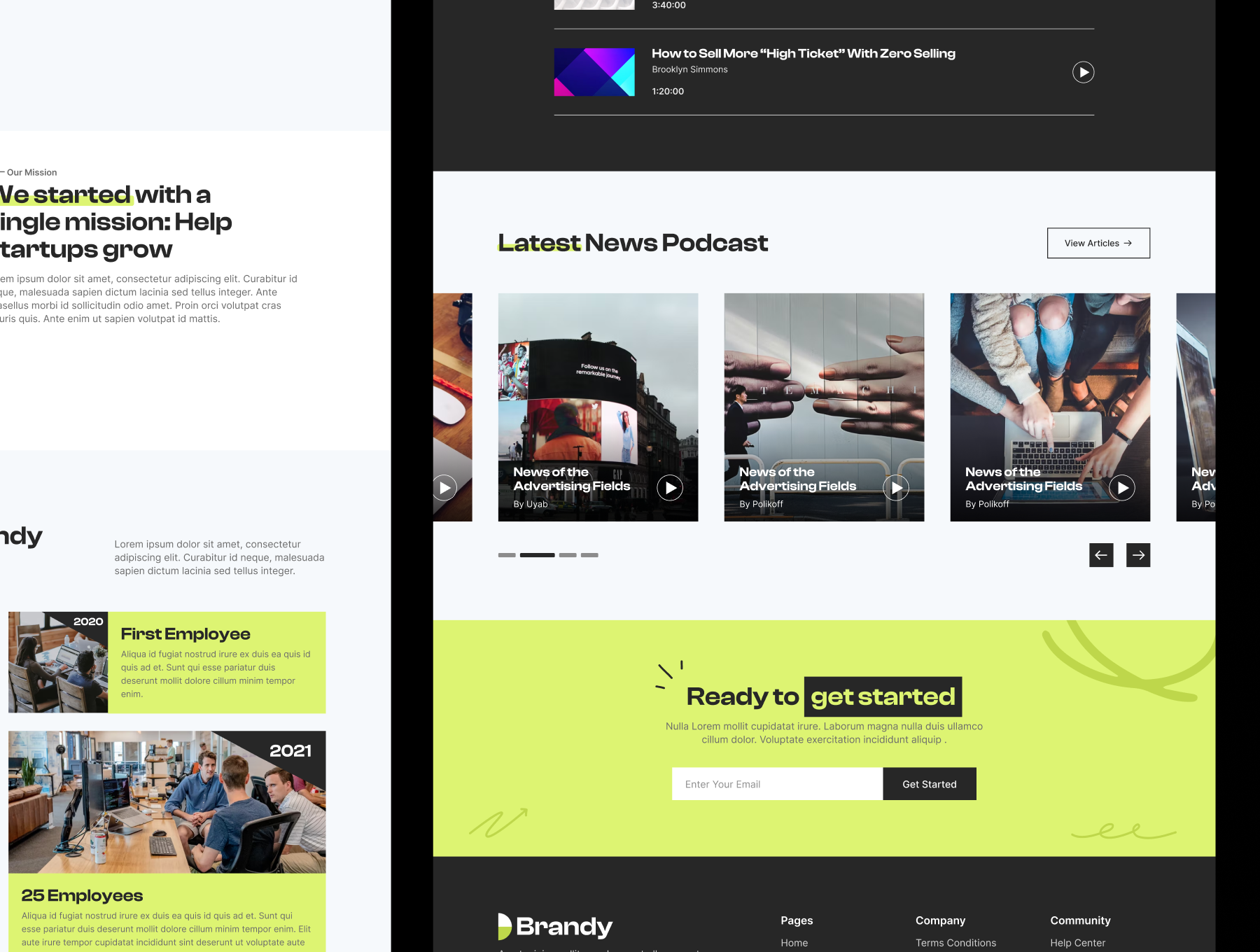 Brandy - Digital Marketing Agency Website UI Kit by DhuhaCreative | ThemeForest
